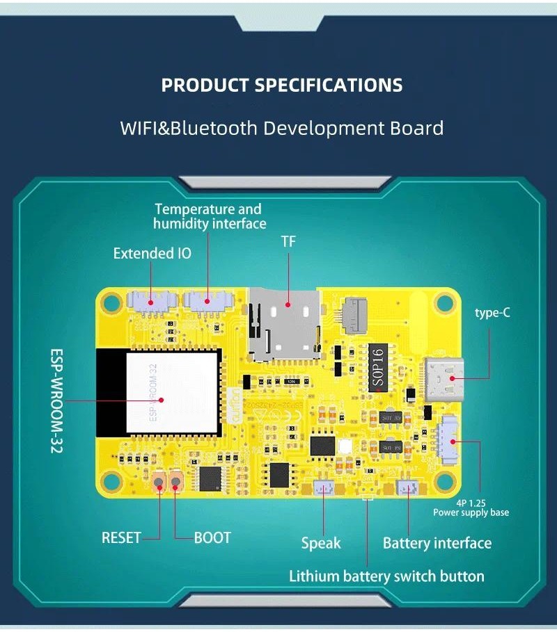 Esp32 Arduino Lvgl Wifiandbluetooth Development Board 24 240320 Smart Display Screen 24inch