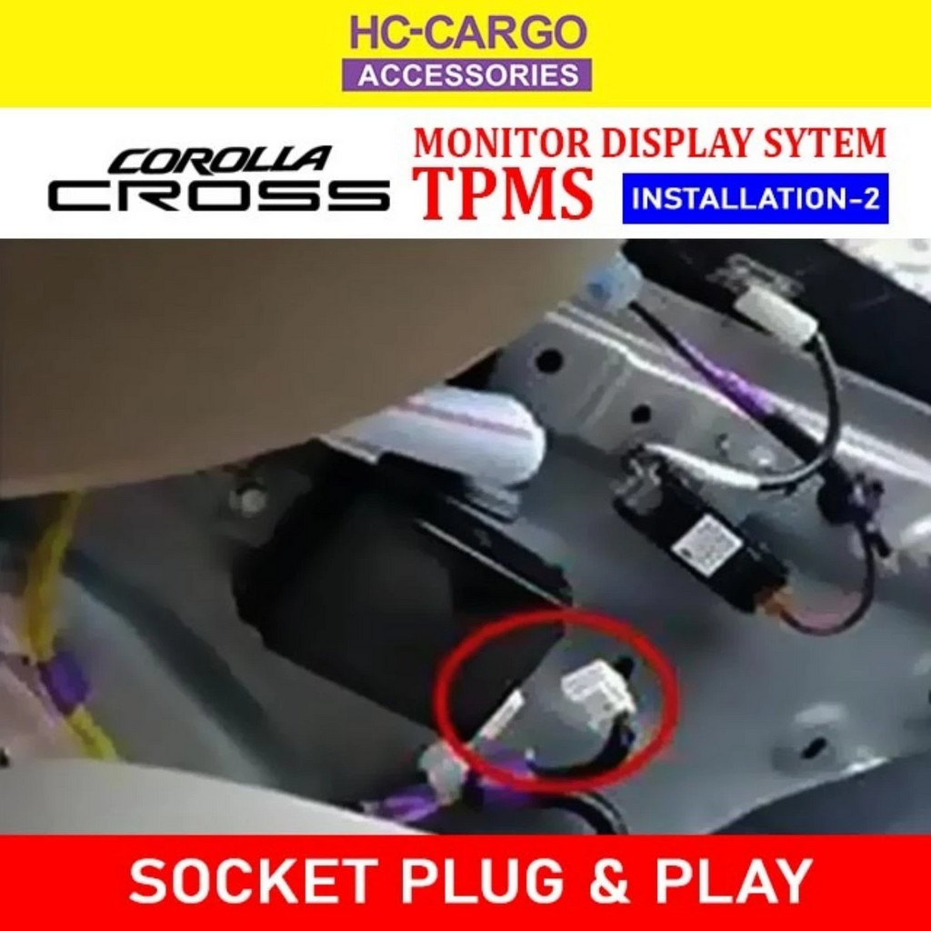 Toyota Corolla Cross XG10 TPMS PNP Tire Pressure Monitoring Display ...