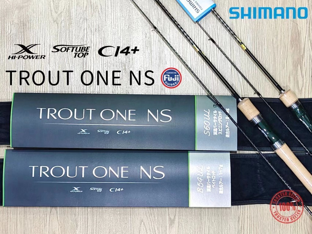 SHIMANO 2024' TROUT ONE NS SPINNING/ BAITCASTING(BC)/ TRAVEL FISHING ROD | Shopee Malaysia