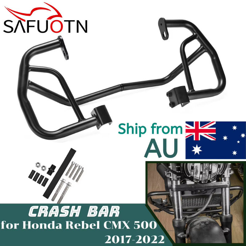 For Honda Rebel CMX 300 500 2017-2024 Engine Guard Highway Crash Bar ...