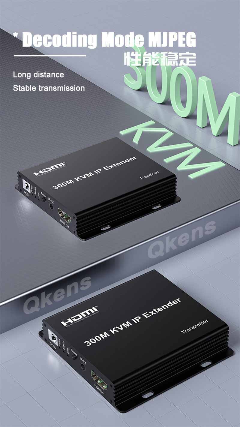 300M IP HDMI Extender Over Rj45 Cat5e Cat6 Ethernet Cable Video ...