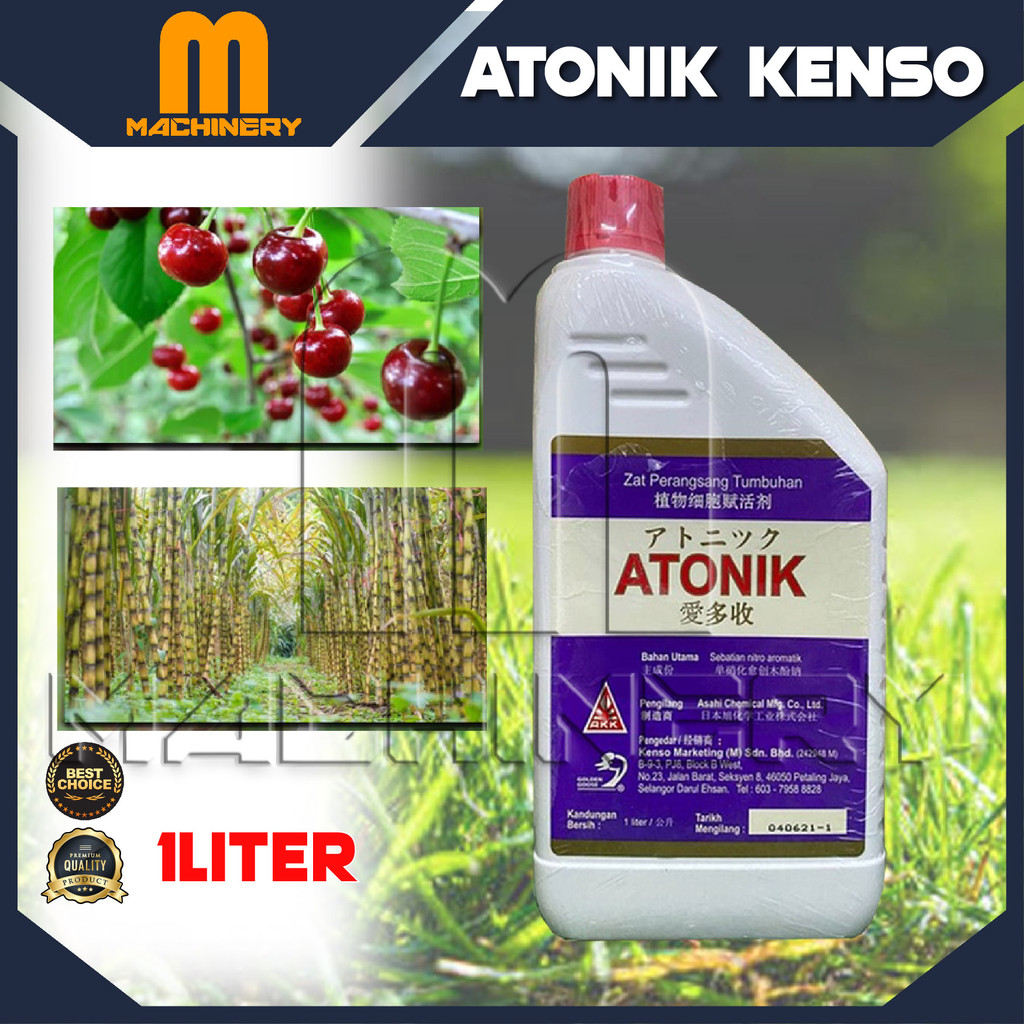 M.Machinery KENSO Atonik 1 Liter Nitro Aromatik Plant Bio Stimulation ...