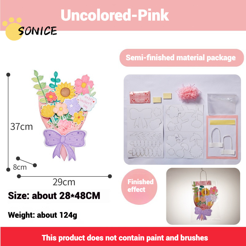 Flower Bouquet Craft Kit DIY Make Your Own Flower Bouquet for Kids Fun ...