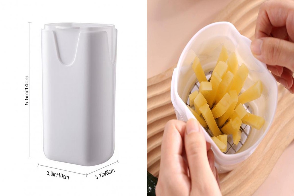 EDY- Stainless Steel Chips Cutter Potato Chips Waffle Maker Stainless ...