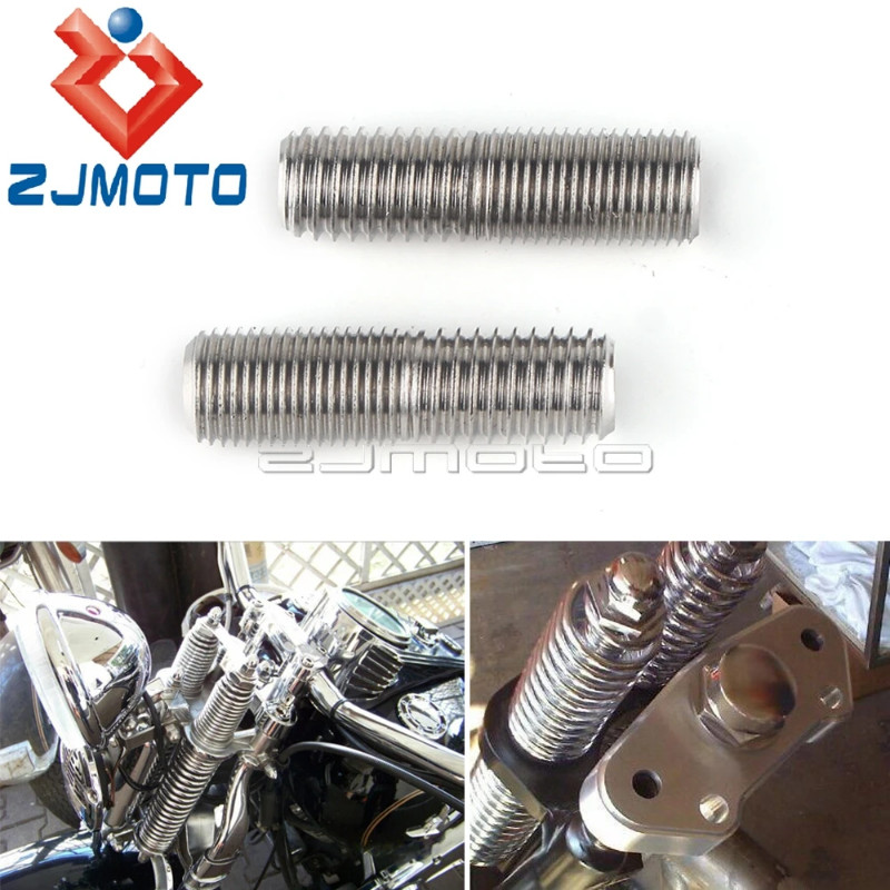 Motorcycle Steel Handlebar Riser Stud Adapter 1-3/4'' For Harley ...