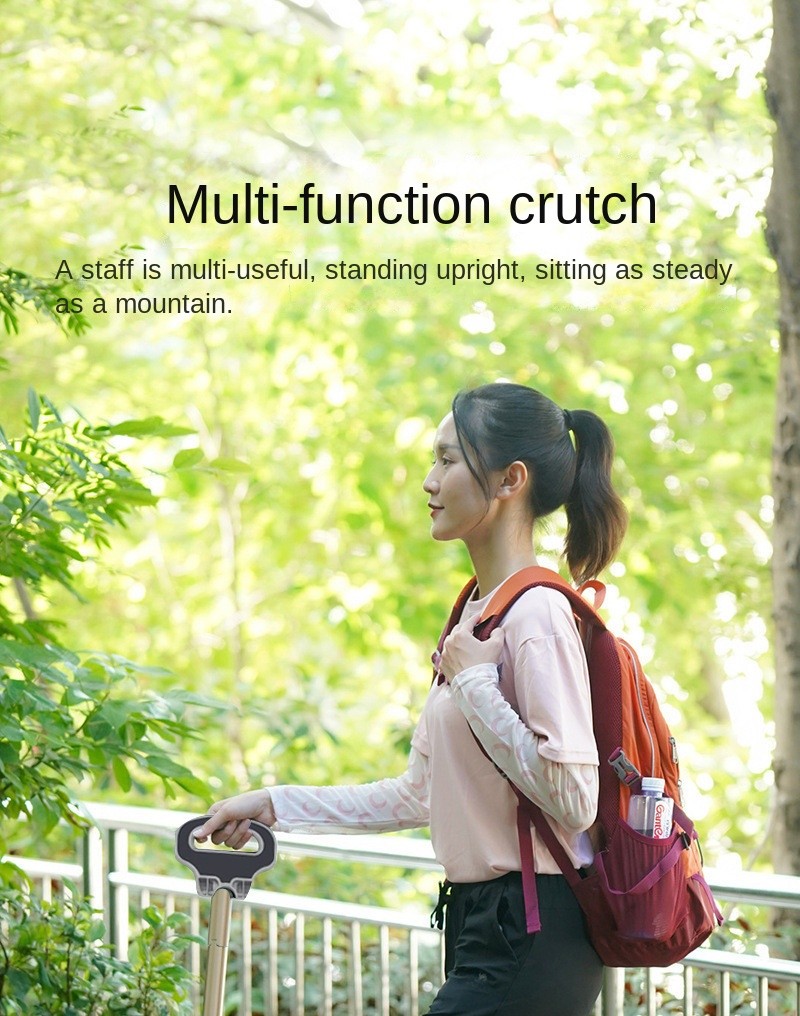 Folding Cane Chair Folding Cane Stool Crutch Chair Folding Walking ...