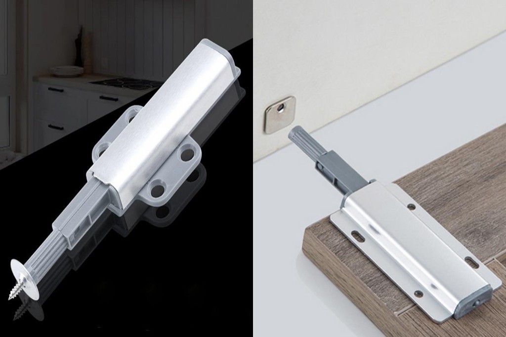 304 Stainless Steel Push Catch for Wardrobe Cabinet Drawer Push Open ...