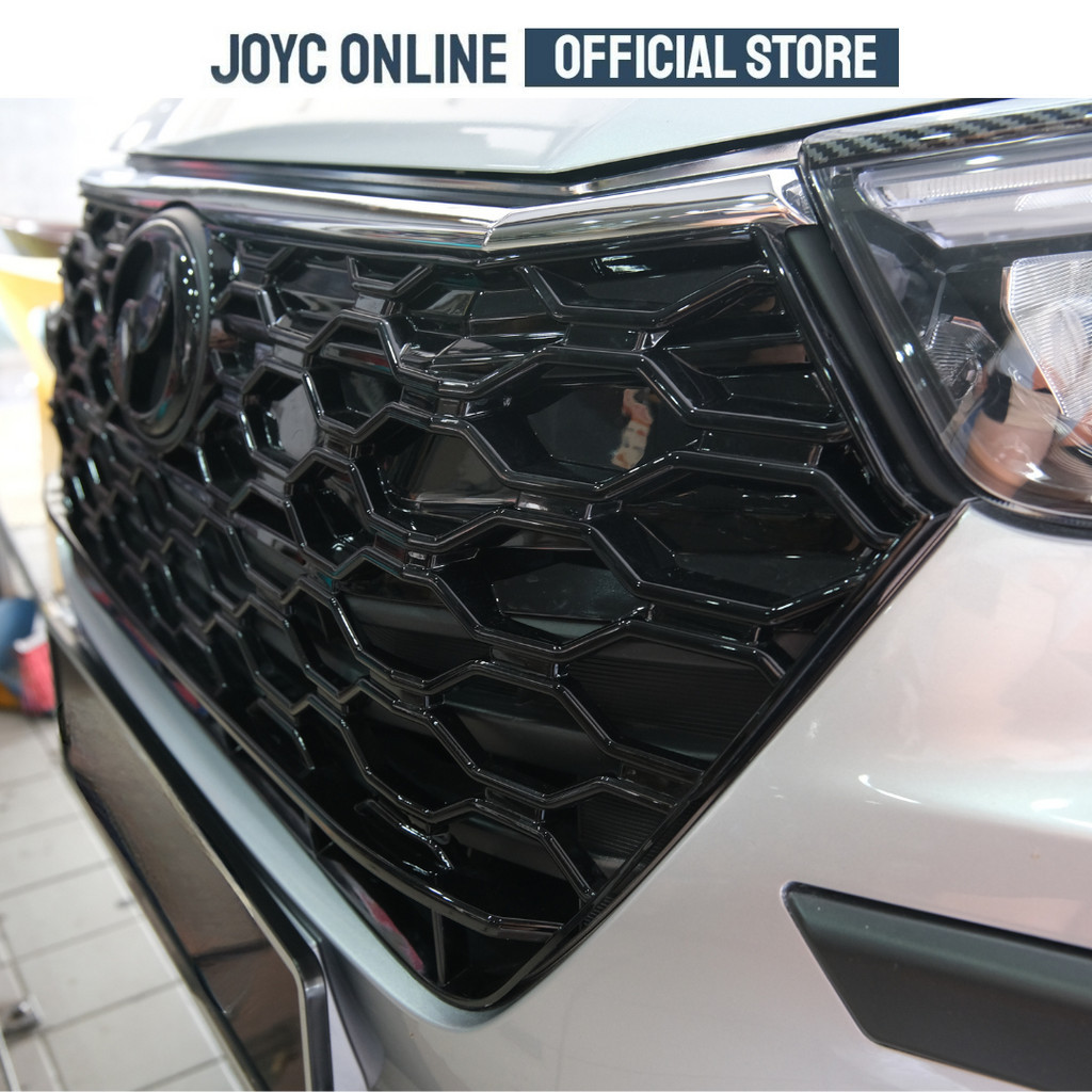 Perodua Ativa Front Grille Glossy Black Honey Comb design | Shopee Malaysia