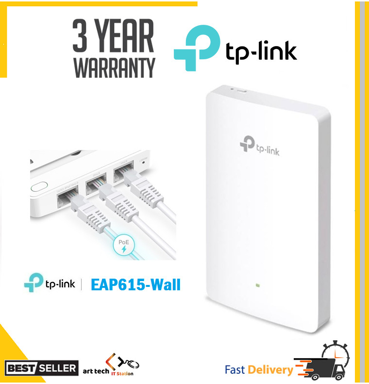 TP-Link EAP615-Wall AX1800 Wall Plate WiFi 6 Access Point EAP615 wall ...