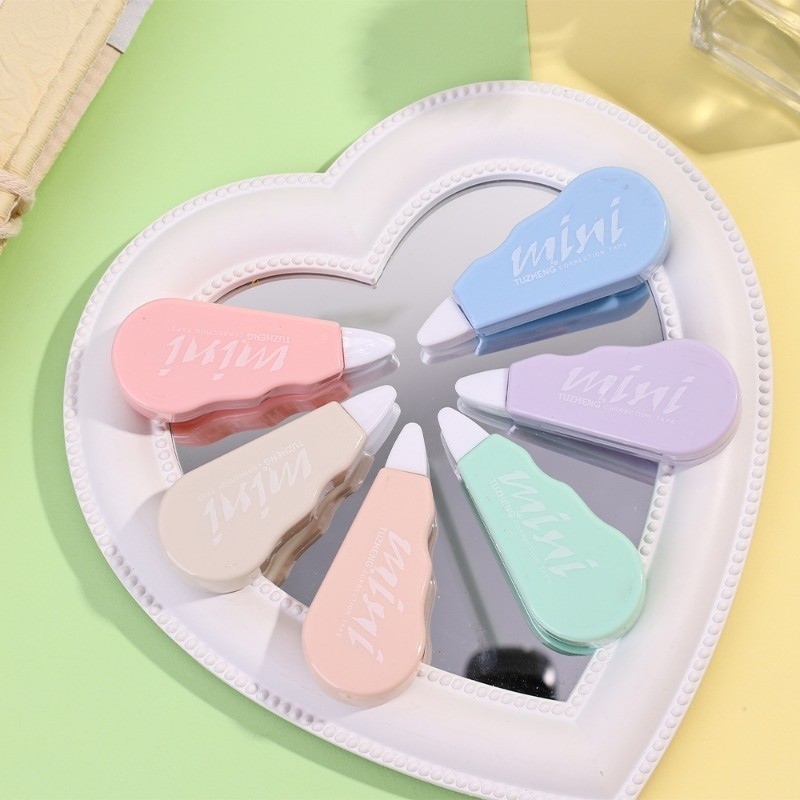 6Pcs/Set Gradient Color Correction Tape - Purple Pink Blue Green Solid ...