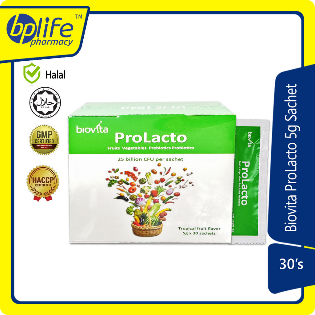 Biovita ProLacto 5g Sachet 30s (Fruits Vegetables Prebiotics ...