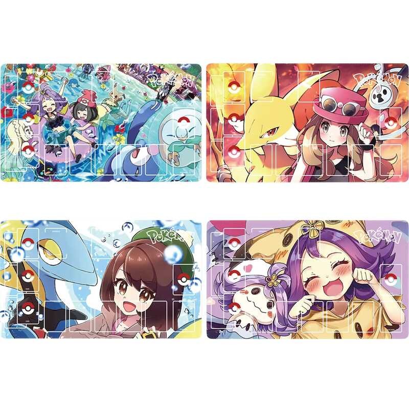 Gaming Mouse Pad Pokemon PTCG Card Mat Marnie Acerola Bulbasaur ...