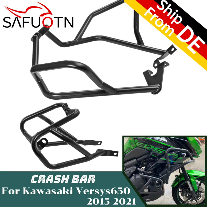 for Kawasaki Versys 650 2015-2021 Engine Guard Highway Crash Bar ...