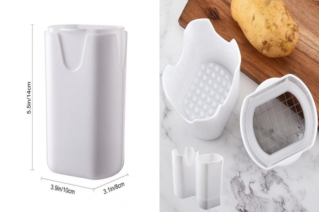 {bologna} French Fries Fruits Slicers Stainless Steel Chips Cutter ...