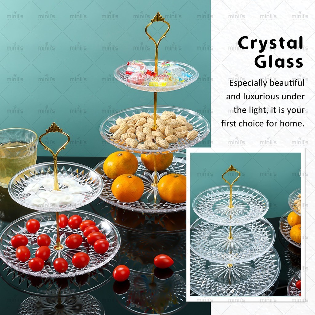 MINIIS Cake Stand Dessert Stand Cupcake Stand High Tea Stand 3 Tier ...