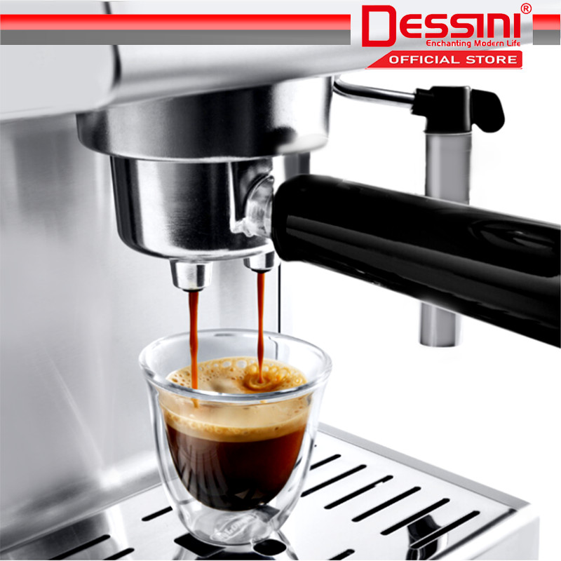 DESSINI ITALY 20 Bar 1.4L Espresso Coffee Maker Brew Froth Cappuccino ...