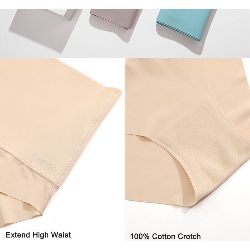 FINETOO High Waist Bodyshaper Panty for Woman Anti-bacteria Underwear ...