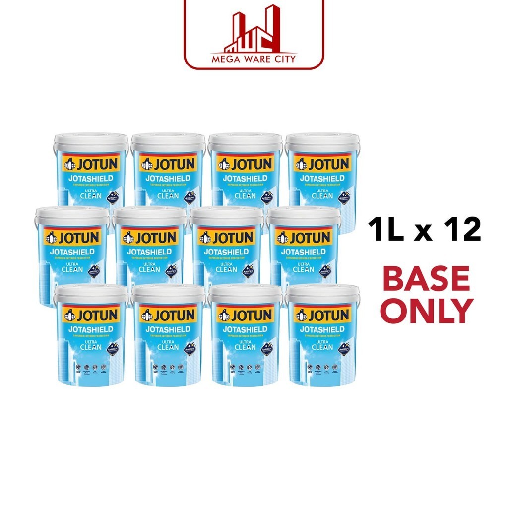 JOTUN Jotashield Ultra Clean Base Only 1L (12 Units/Box) Exterior Wall ...