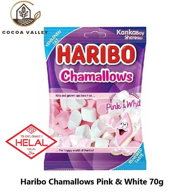 Haribo Chamallows Pink & White 70g | Shopee Malaysia