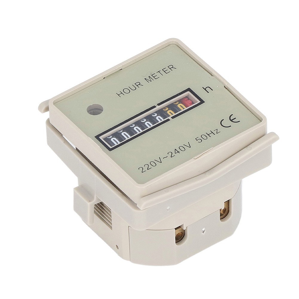[GRKN] BERM Hour Meter Industrial Timer Electric Time Counter 0‑99999H59M AC 220‑240V | Shopee ...