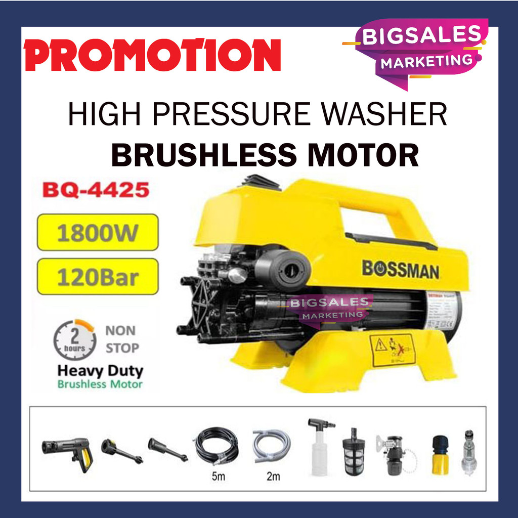 BOSSMAN BQ-4425 NEW Brushless Motor Induction Motor 1800w High Pressure ...