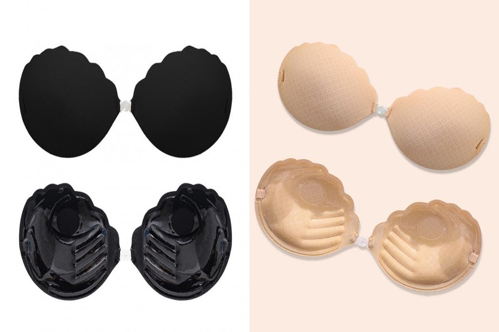 Versatile Solid Color Bra Stickers Smooth Comfortable Bra Stickers Sexy ...