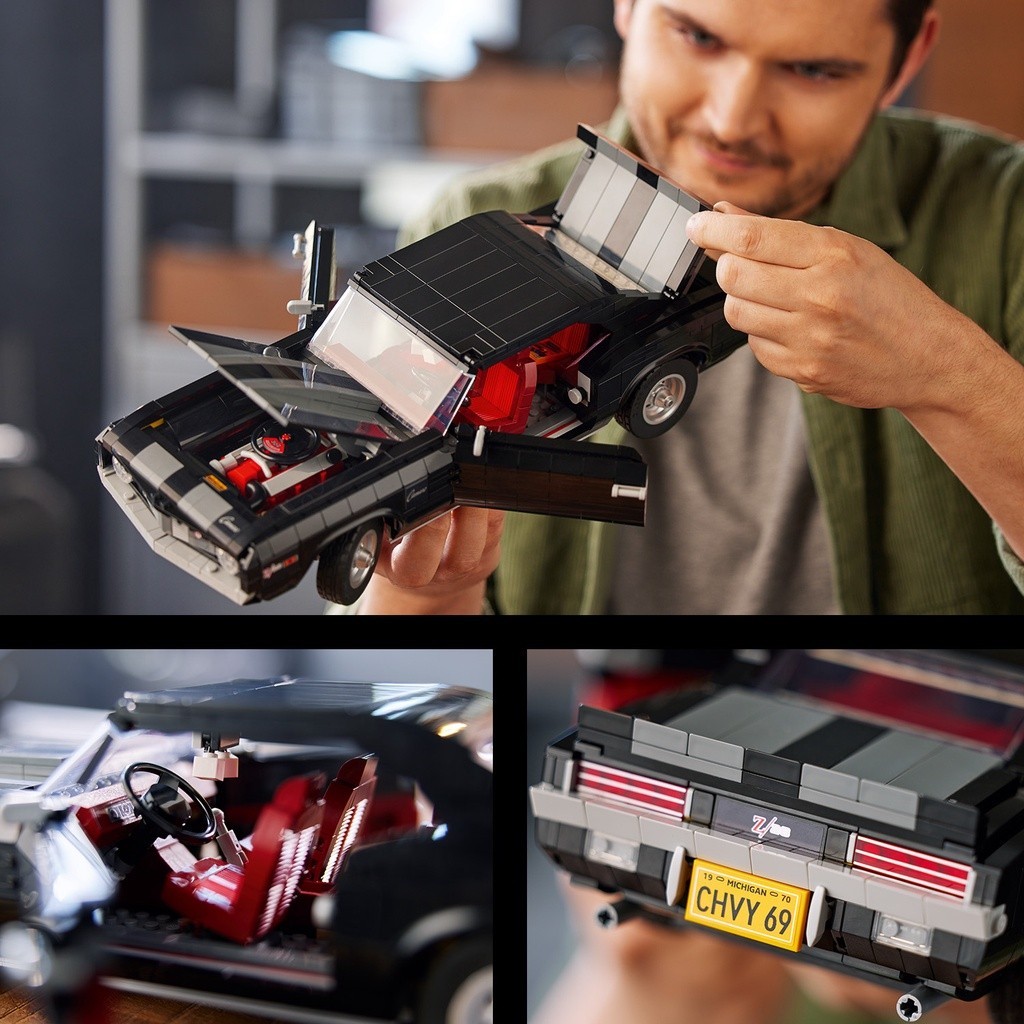 LEGO Icons 10304 Chevrolet Camaro Z28 Building Kit (1,458 Pieces ...