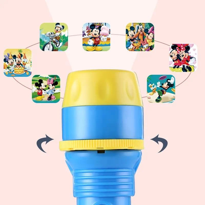 Anime Disney Frozen Projection Flashlight Cartoon Elsa Anna Mickey ...