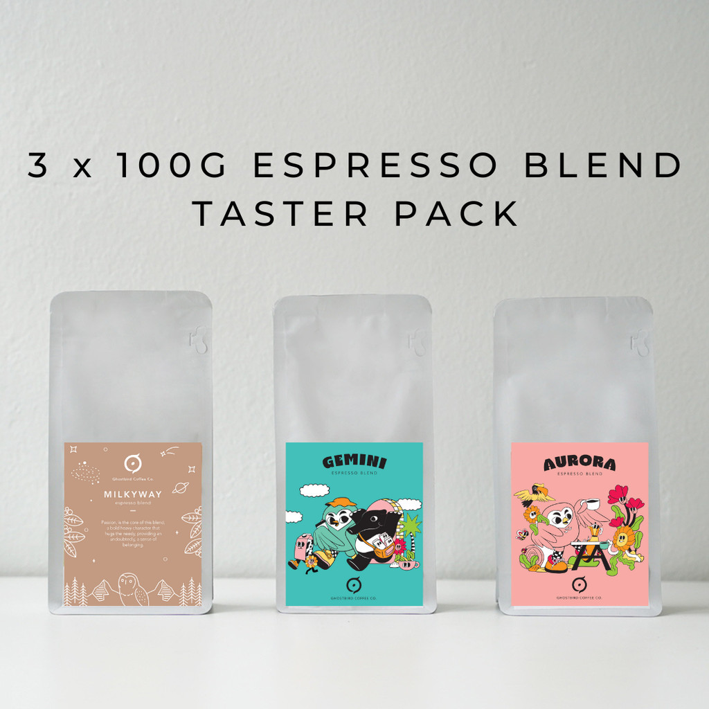 3 x 100g Coffee Bean Taster Pack ( Espresso / Filter )🦉 GHOSTBIRD ...