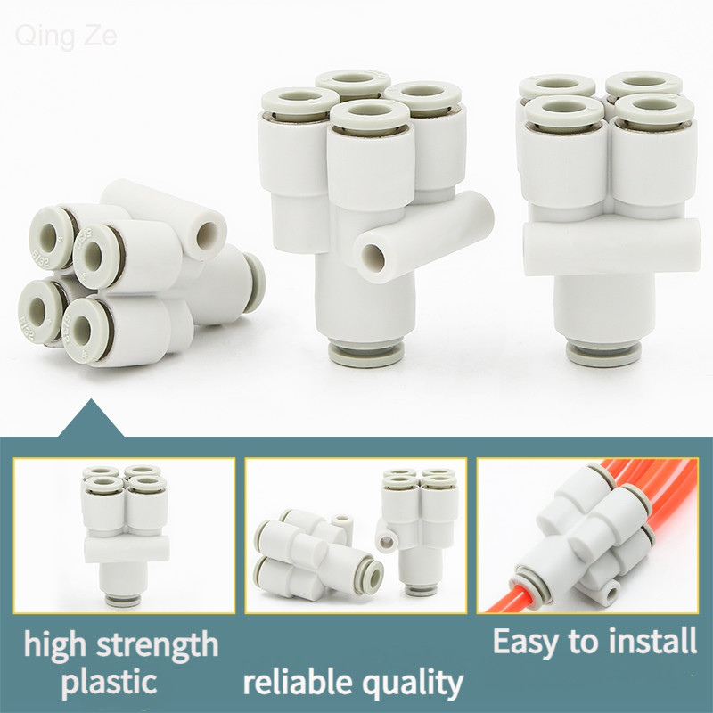 Pneumatic Trachea Joint Five-Way Variable Diameter Joint One-In Four ...