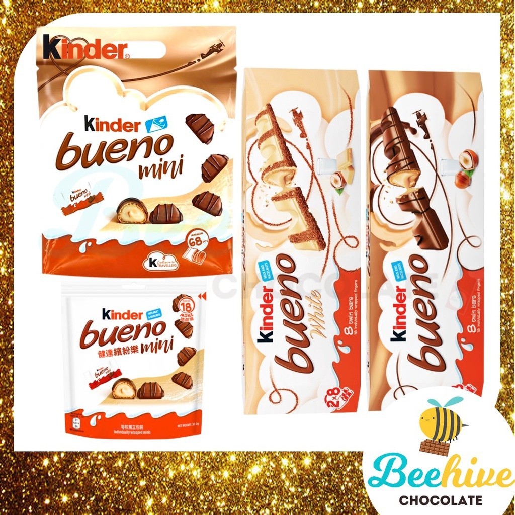 Kinder Bueno Mini 8 Twin Chocolate Bars 344g - 400g | Shopee Malaysia