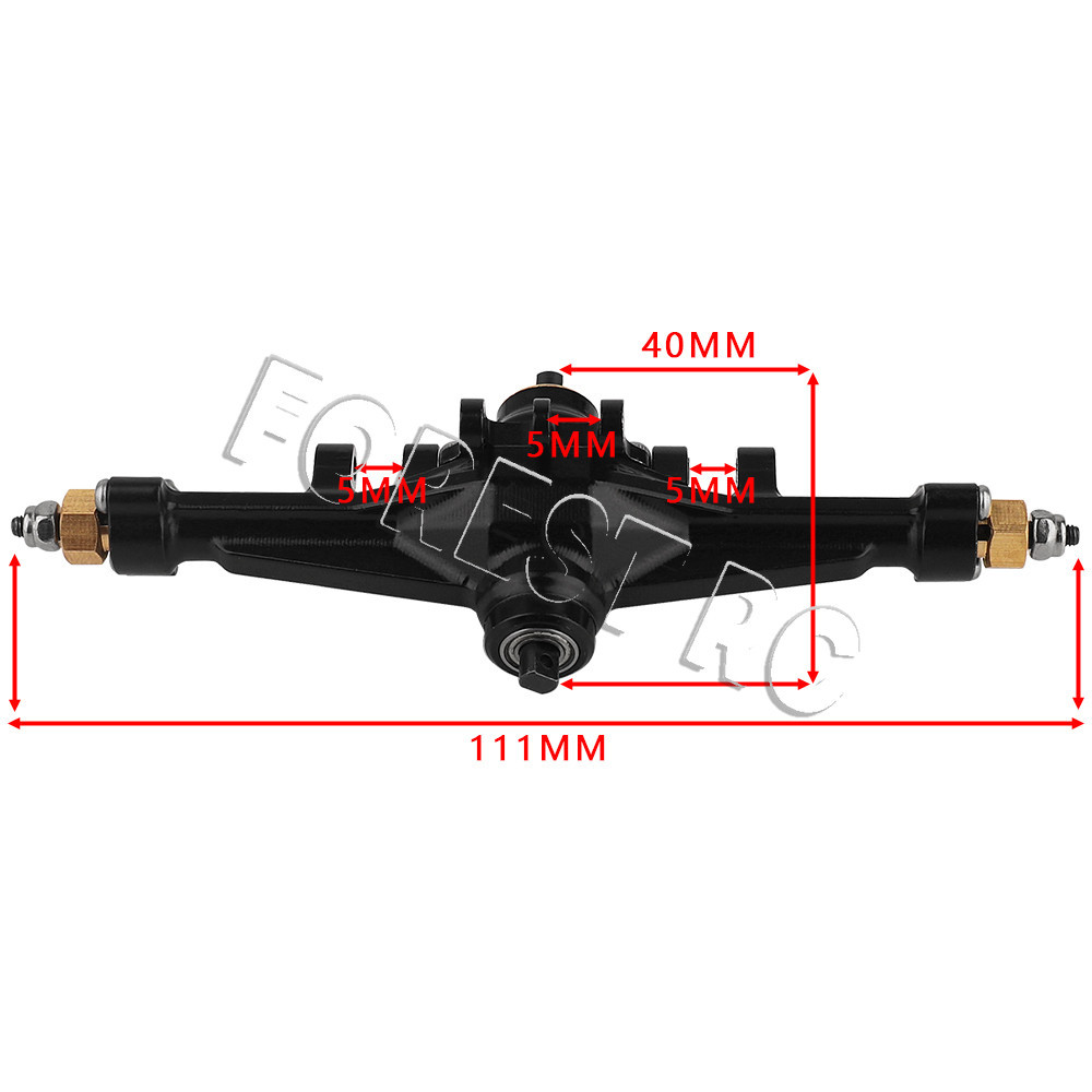 TRX-4M Aluminum Alloy 6x6 Chassis Frame Rail with Brass Complete Middle ...