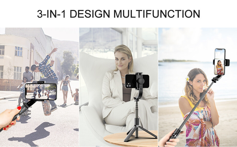 Onsmo Stabiliser Gyro GY-1X 170cm Gimbal Selfie Stick Tripod vlogger ...