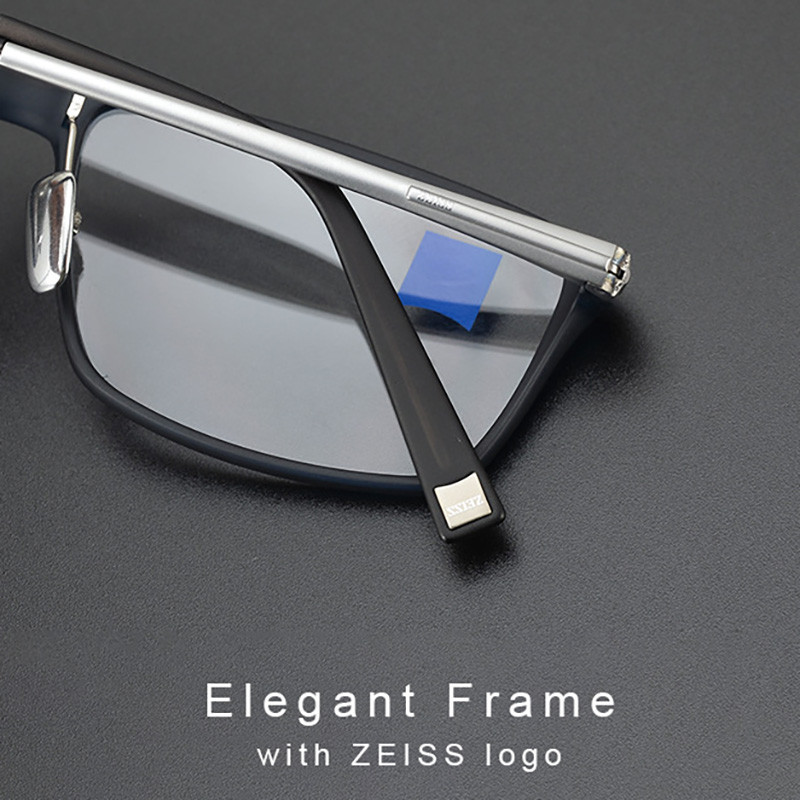 ZEISS Glasses Frame ZS75008 Pure Titanium Leg Business Full Frame Big ...