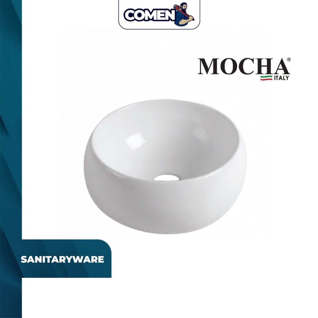 MOCHA MAB-5004 Round Counter Top Basin Bathroom Sink Table Top Wash ...