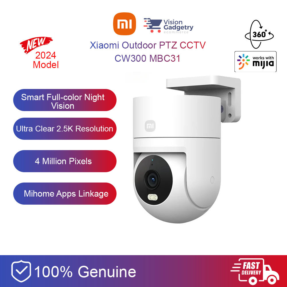 Xiaomi CW300 CW500 Dual CW700S PTZ Outdoor 2.5k 3K 4MP 5MP CCTV 360 ...