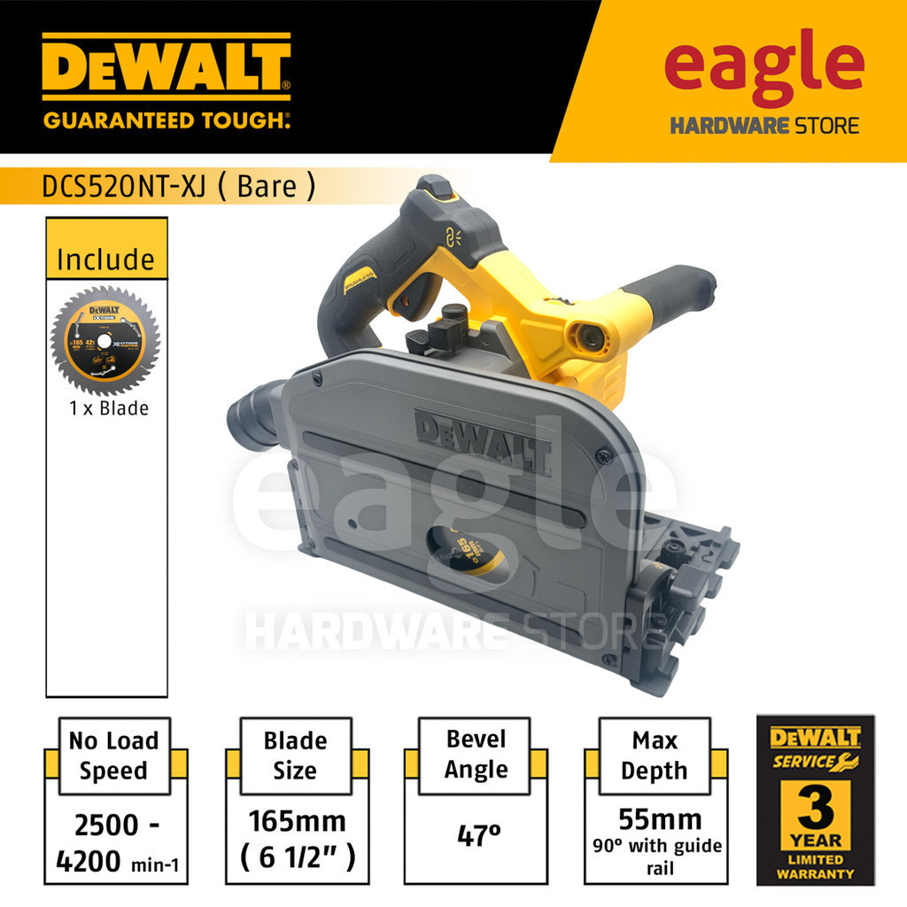 Dewalt Flexvolt DCS520NT-XJ 54V 165mm ( 6 1/2" ) Brushless Cordless ...