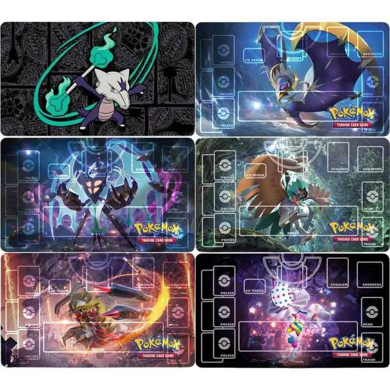 Gaming Mouse Pad Pokemon 60X35Cm Card Mat Lunala Blacephalon Decidueye ...