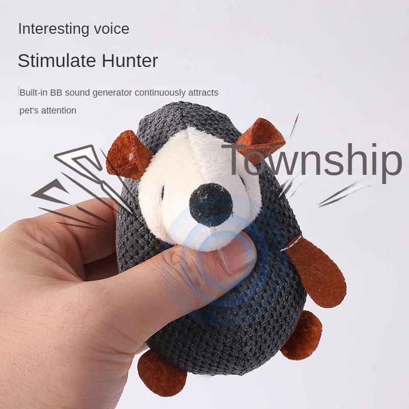 Mouse Dog Toy, Squeaking Dog Plushie | Interactive Teething Toy with ...