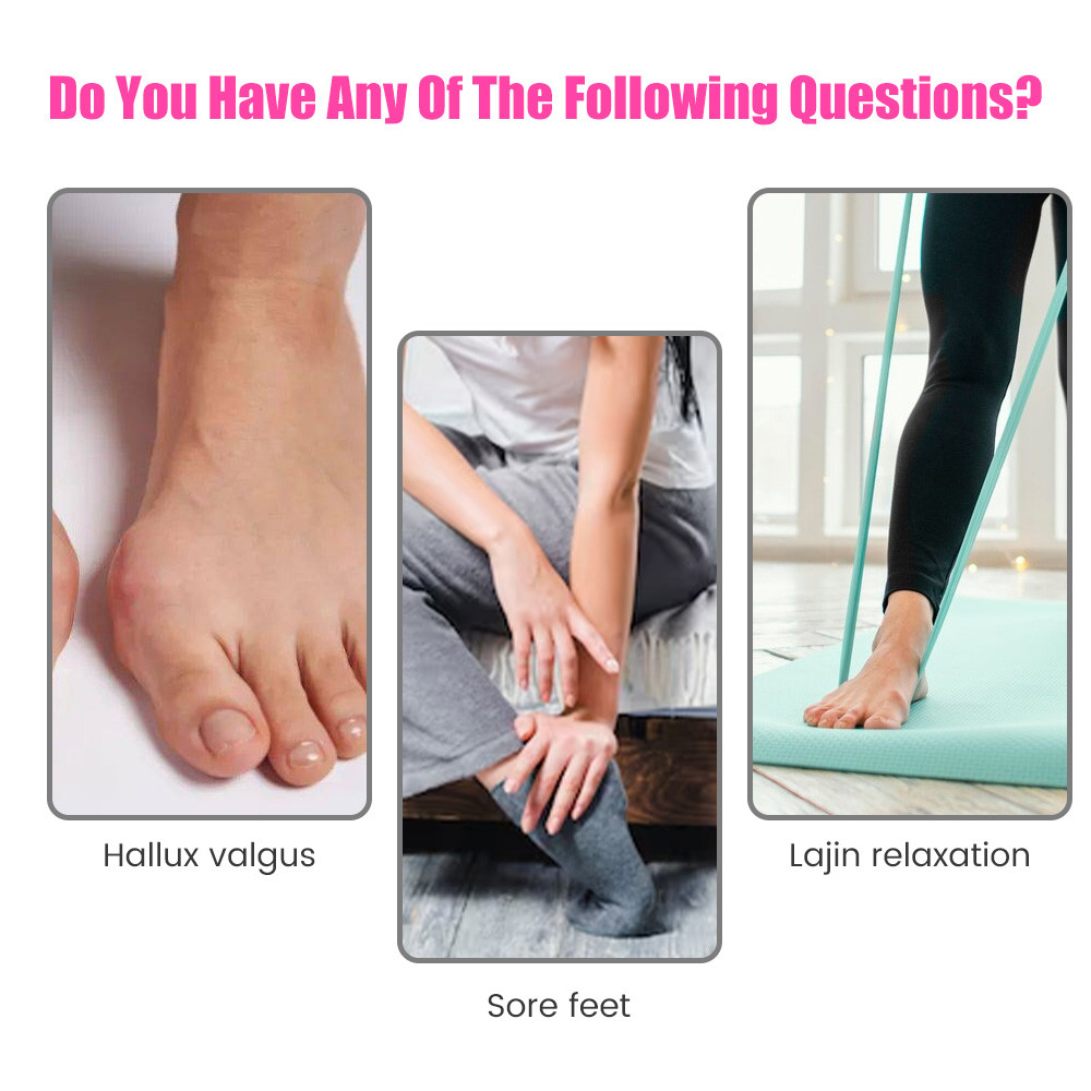 1pair Belt Toe Valgus Corrector Elasticity Pulling Force Toe Exercise ...