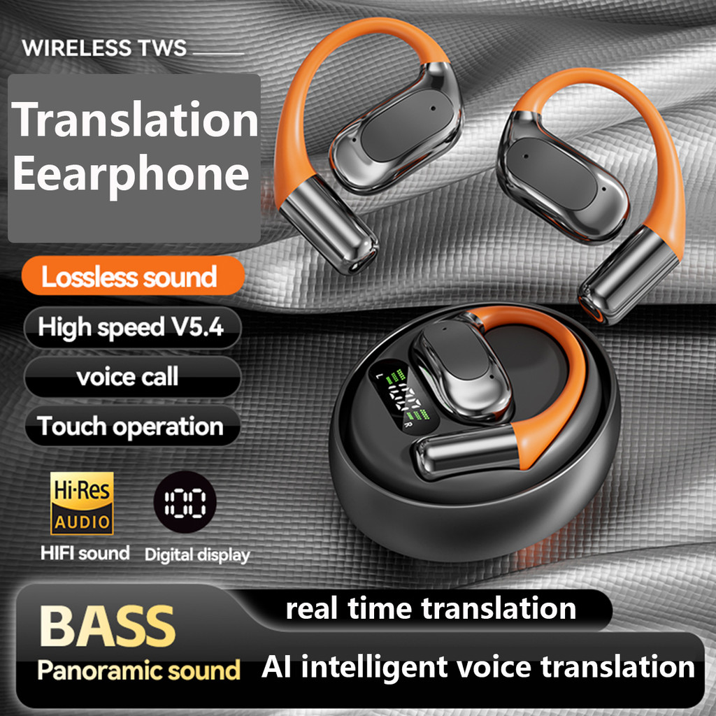 Translator 145 Languages Translation earphones AI Intelligent Voice ...