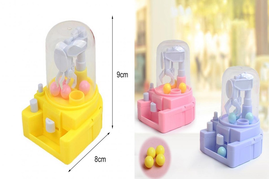 Plastic Gashapon Grabber Toy Kids Toy Gift Mini Claw Machine Fidget Toy ...