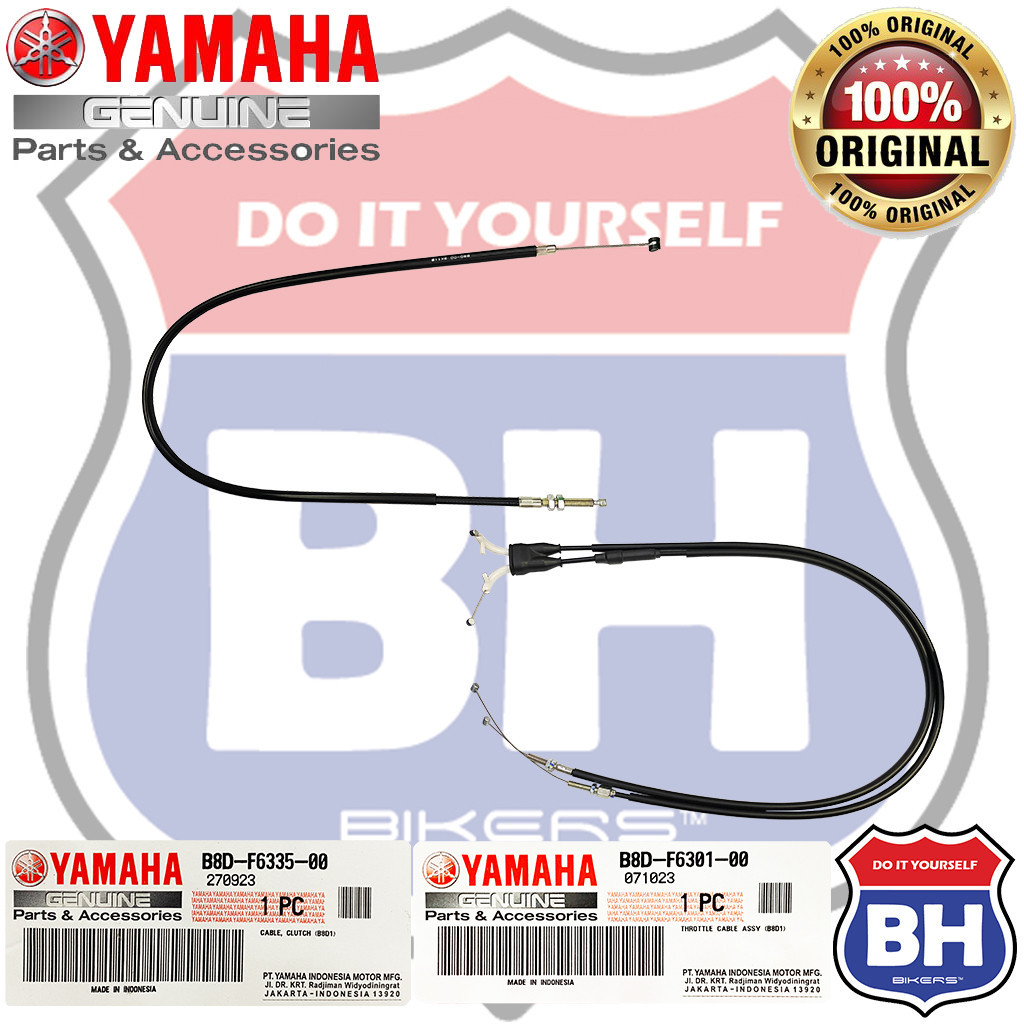 YAMAHA MT15 MT-15 CLUTCH CABLE THROTTLE CABLE WIRE KABEL CLUTCH TALI ...