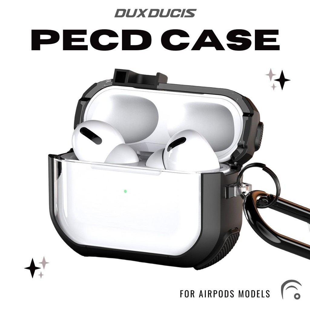 DUX PECD Case for Airpods 1 2 3 / Airpods Pro / Pro 2 Earbuds Cover ...
