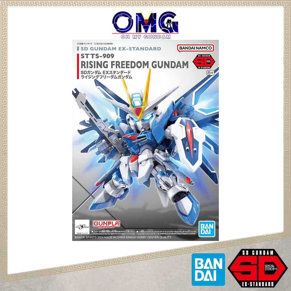 Bandai SDEX Rising Freedom Gundam 66286 SD EX Standard Seed Freedom ...