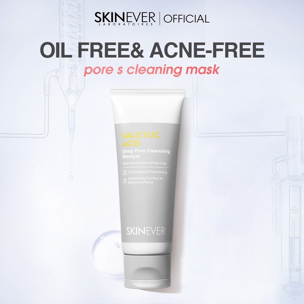 SKINEVER Pore&Acne Set Salicylic Acid Acne Treatment Ice Sleep Masque ...