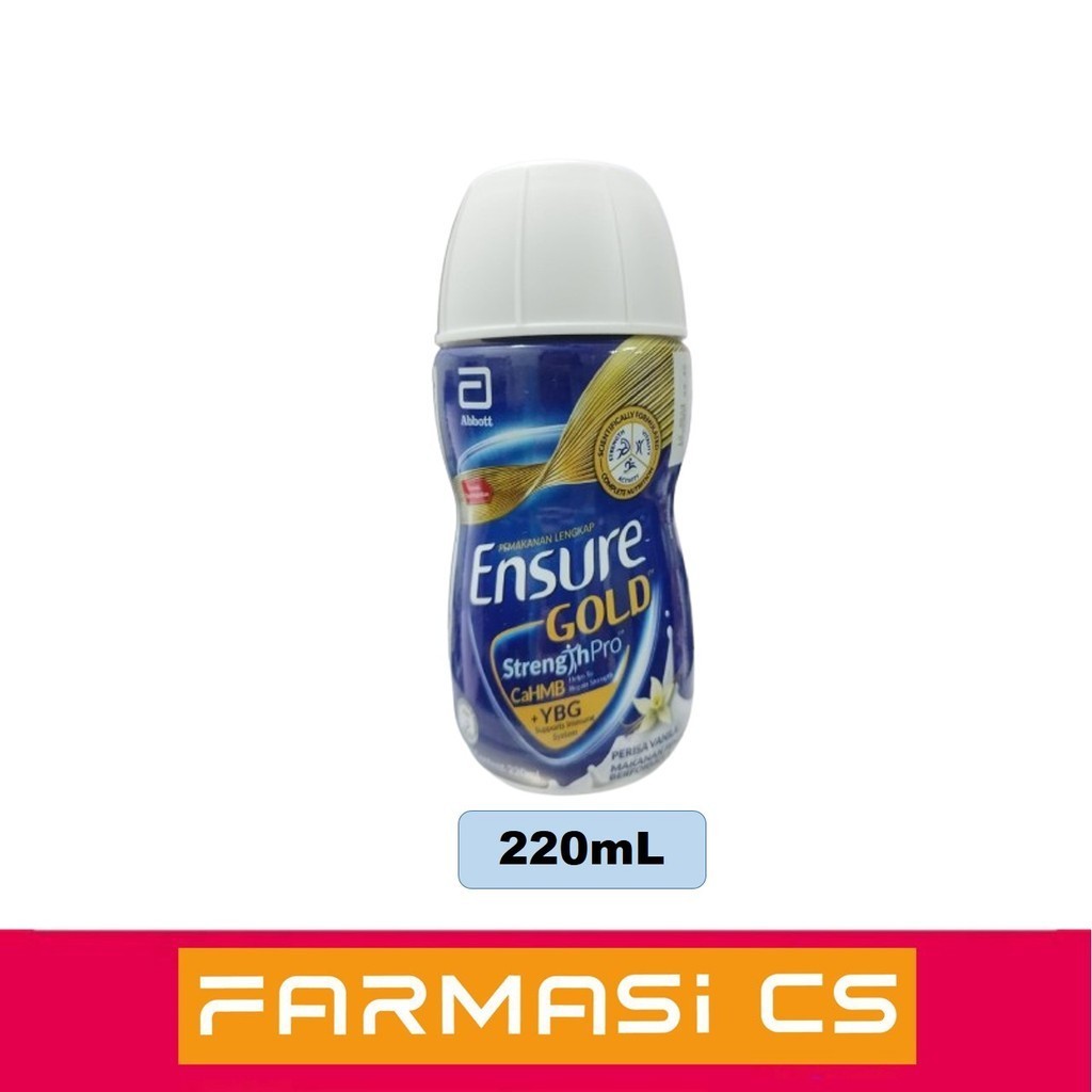PROMO Abbott Ensure Gold Vanilla Flavour 220ml Strength Pro EXP:03/2025 ...