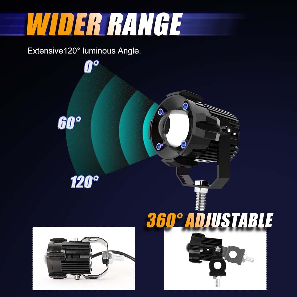 【Ready Stock】2pcs Car Led Work Light Bar 2inch 12D 120W Mini Spot ...