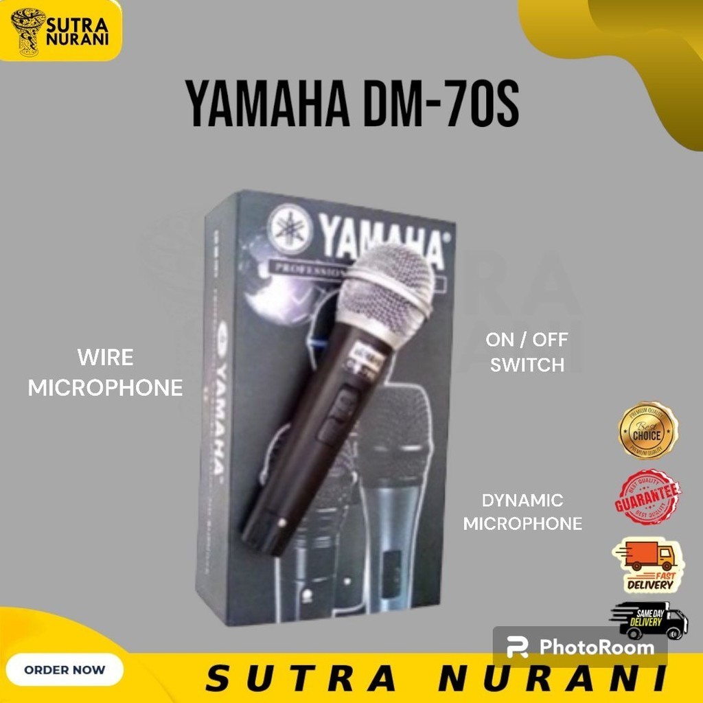 Yamaha Professional Dynamic Microphone (DM-70S) With Wired Mic With 3M ...