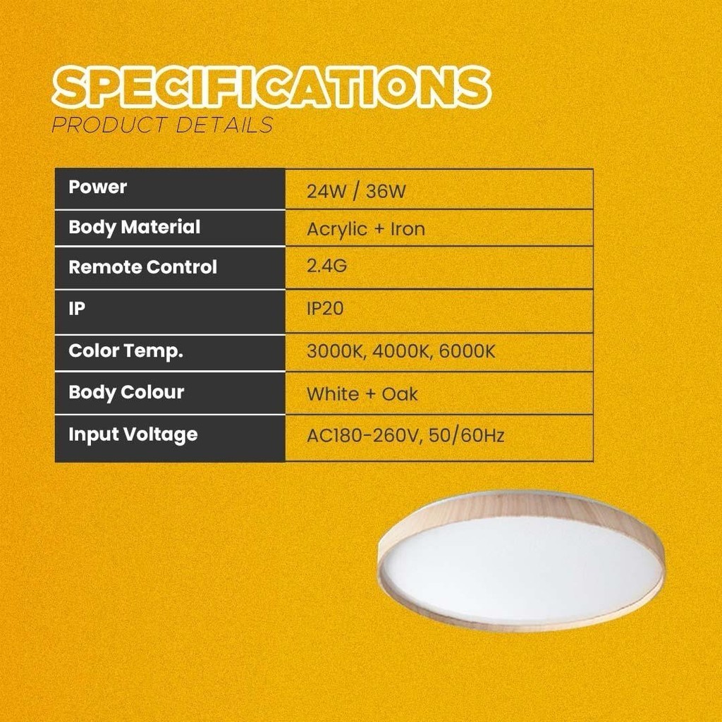 MUJI STYLE LED CEILING LIGHT ROUND SQUARE 3 COLOR LED CEILING LAMP ...